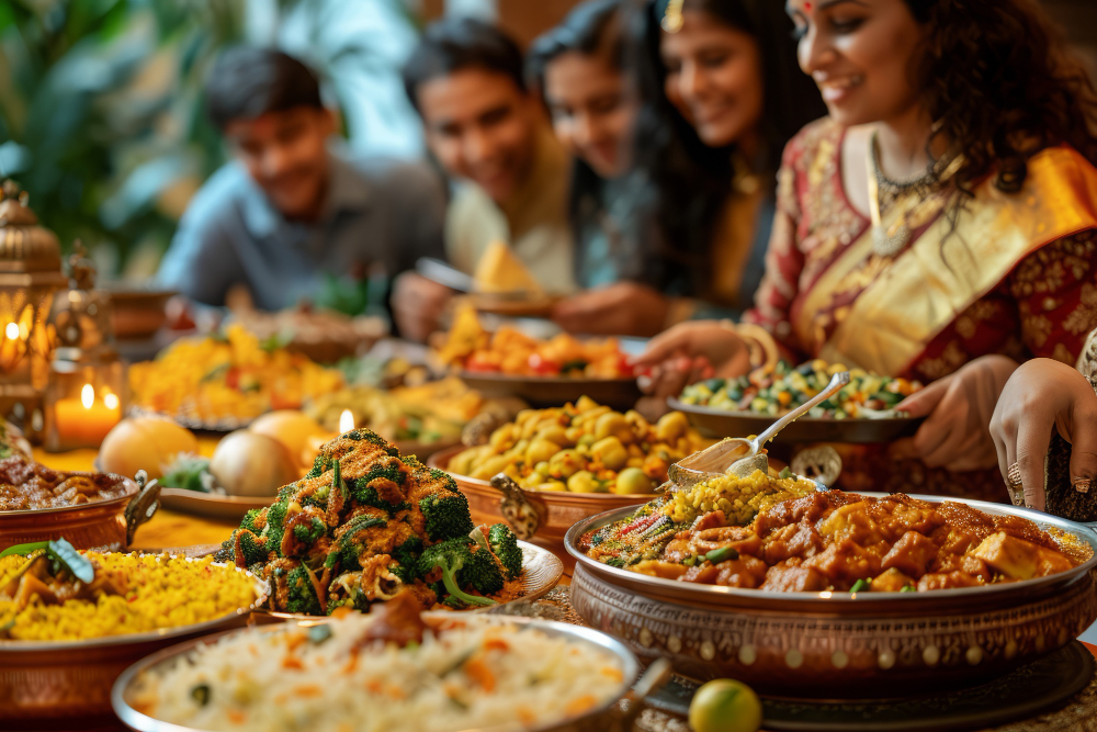 The Role of Food in Indian Matrimonial Traditions : Indian wedding food ...